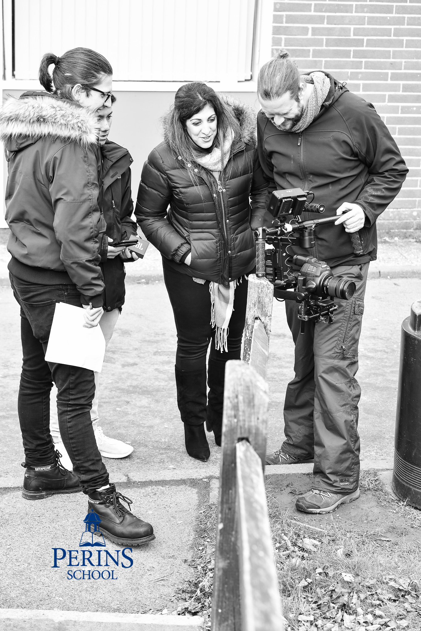 Filming with Perins School - Pageant Productions