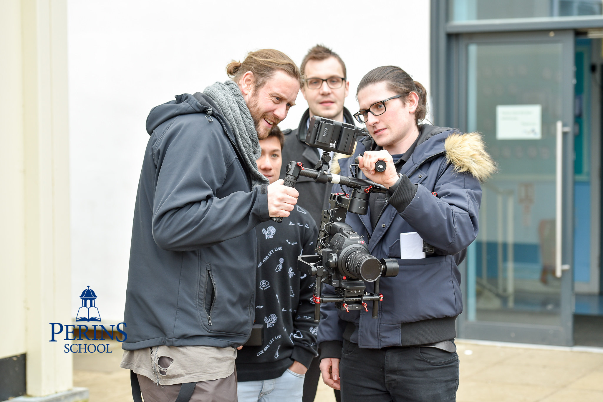 Filming with Perins School - Pageant Productions